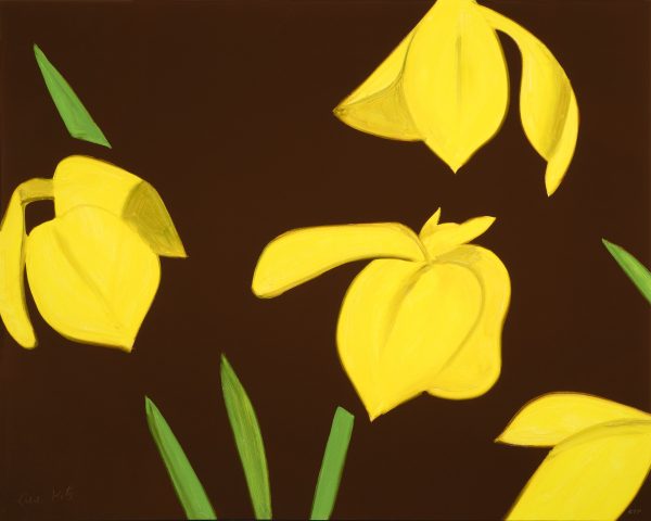 Alex Katz, 2023 - Yellow Flags on Brown - COLONEUM Antik | biedermeier ...